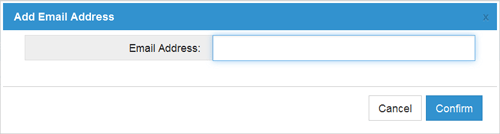 A Add New Email Address